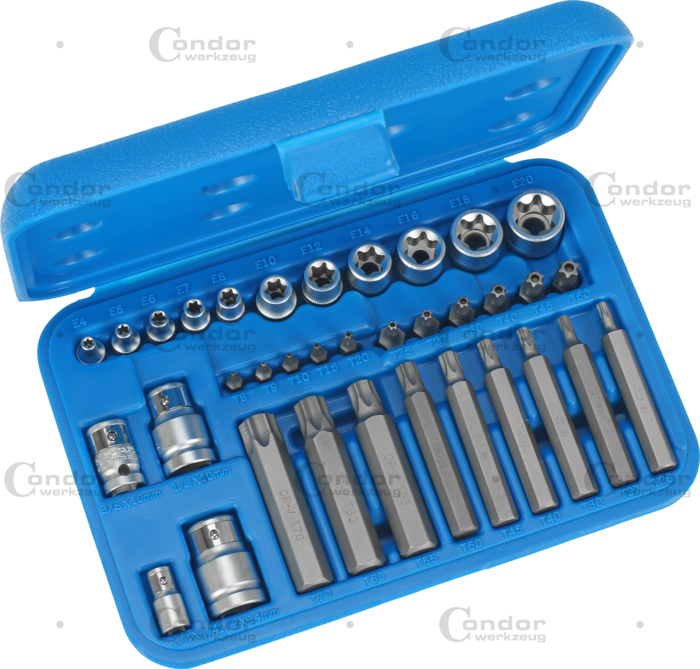 Set of Screwdriver Bits TORX - CONDOR [ PRA 1012 ] – The German Tool ...