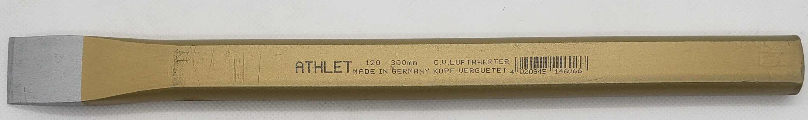 ATHLET Flat Chisel Oval DIN 6453 300-23x13mm=10"x1""x1/2" Chrome-Molyb ...