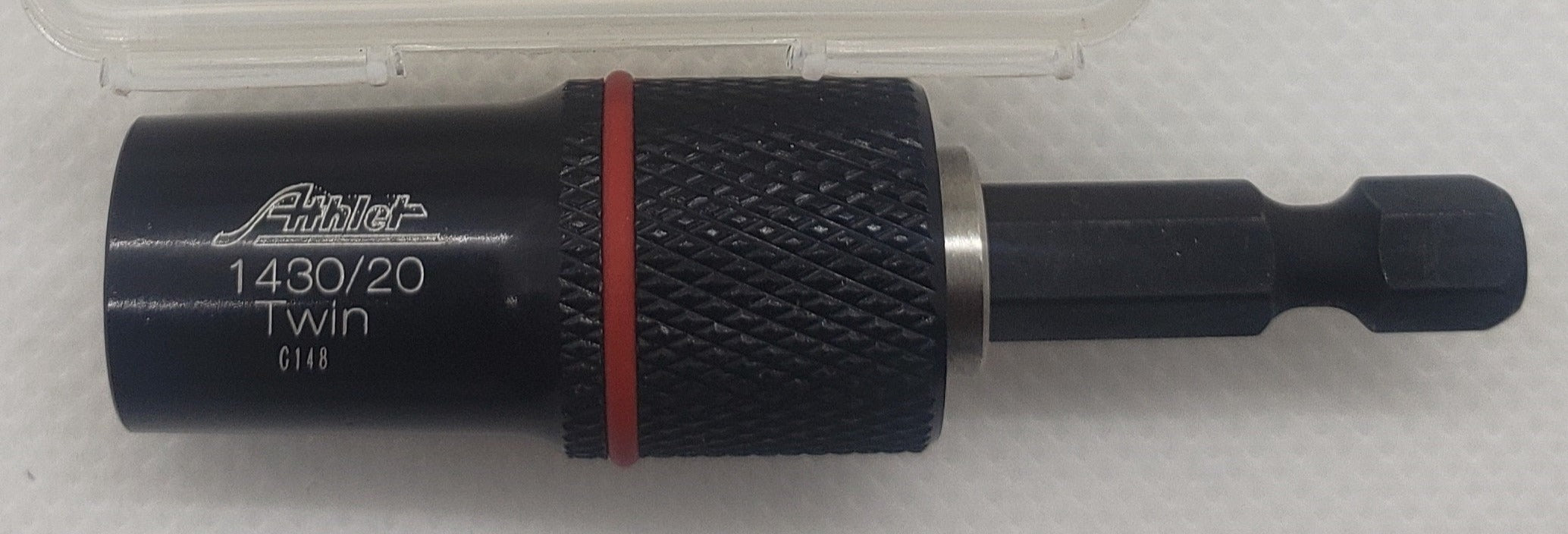 Magnetic Bit Holder "TWIN" for 1/4" hexagonal drive; Gr.37; 2kg adhesi ...