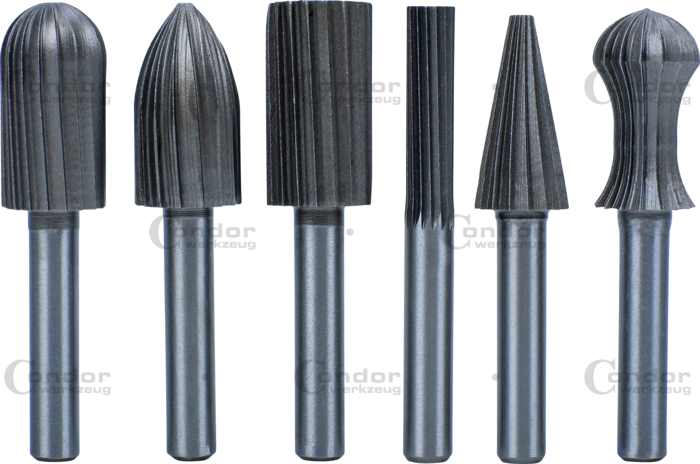MILLING CUTTER SET 6 PCS HSS - CONDOR [ PRA 444 ] – The German Tool ...