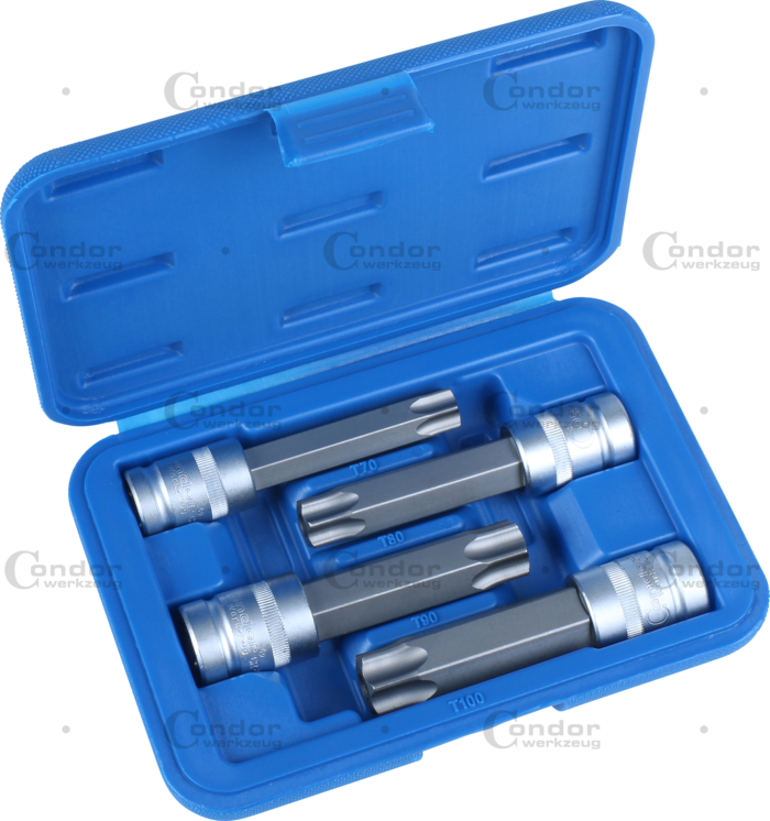 Socket Bit Set T-Profil 4 pcs - CONDOR [ PRA 5004 ] – The German Tool ...