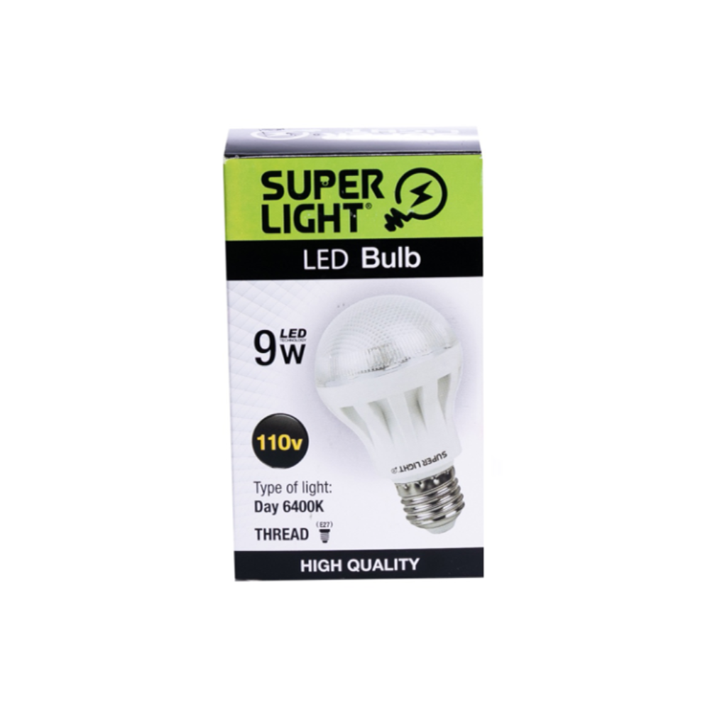 Bulb LED 9W - Super Light - [ SL A105GLB9WGNS ] – The German Tool ...