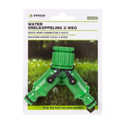 QUICK HOSE CONNECTOR 2-WAYS 1/2-3/4" AC - INTER-BEN [ INT 009346 ...